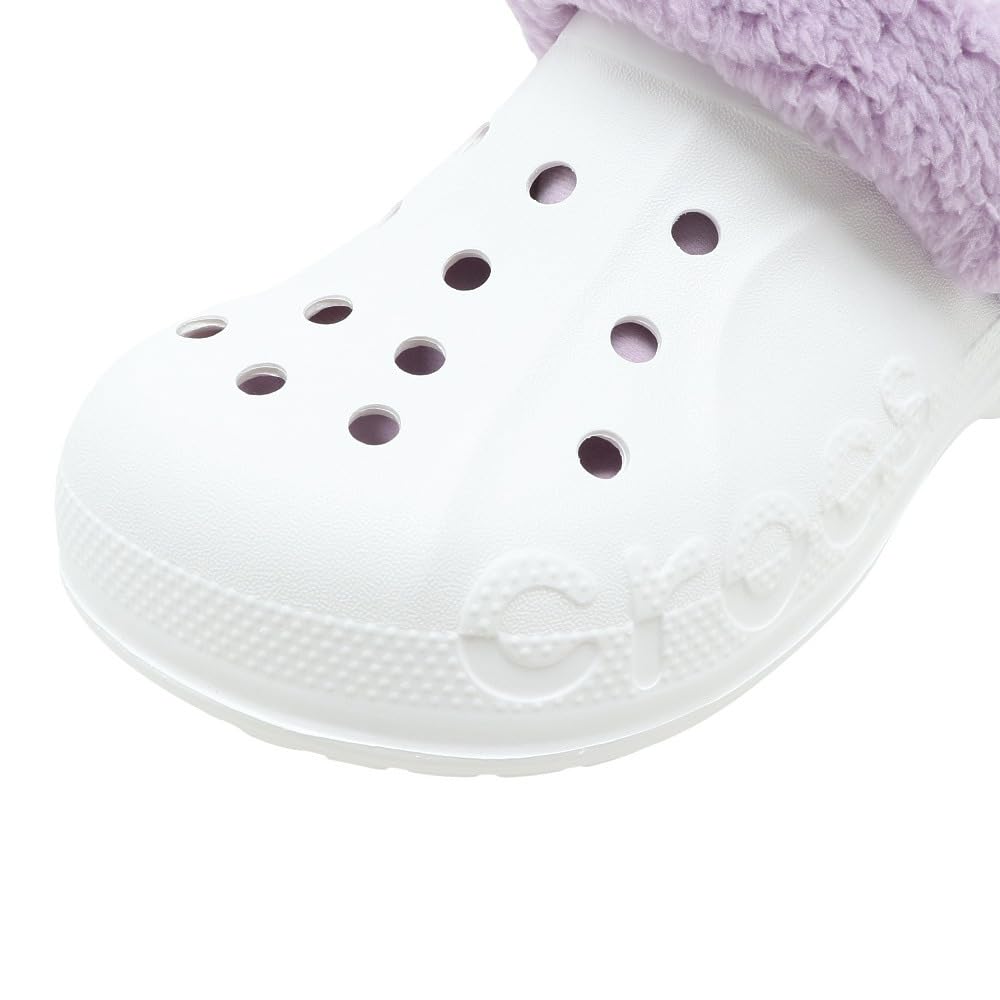 Snapklik.com : Crocs Unisex-Adult Baya Lined Fuzz Strap Clogs