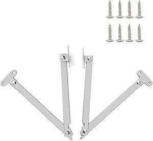 FAST-FX 2 Pcs Steel Lid Stay Support Hinge,Steel Drop Down Hinge ...