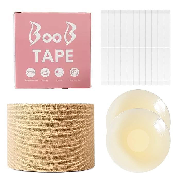 Buy VARiSTY Boob Tape with 6 Nipple Pasties Multipurpose Nipple Tap for ...