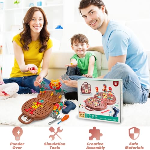 PICKONA 204 PCS 3D Take Apart Toys – Montessori Play Toolbox Montessori ...