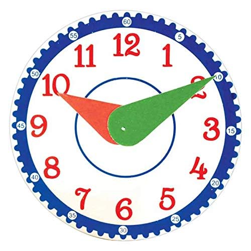 Fibre Dummy Clock for Teaching Reading of Time on a Clock : Amazon.in ...
