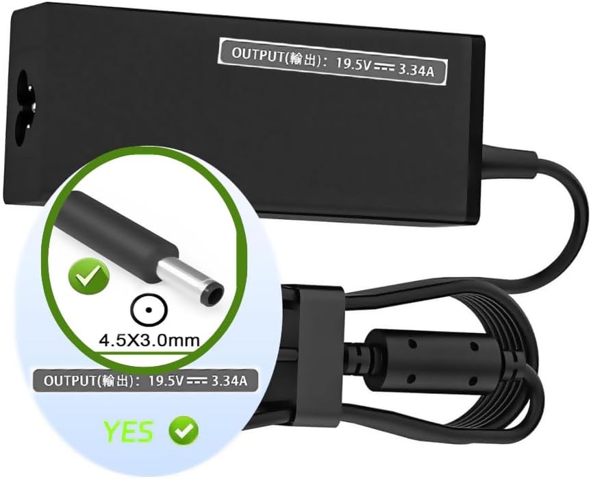 ULTRAZONE Laptop Adapter/Charger Compatible for DELL Latitude 3301 3310 ...