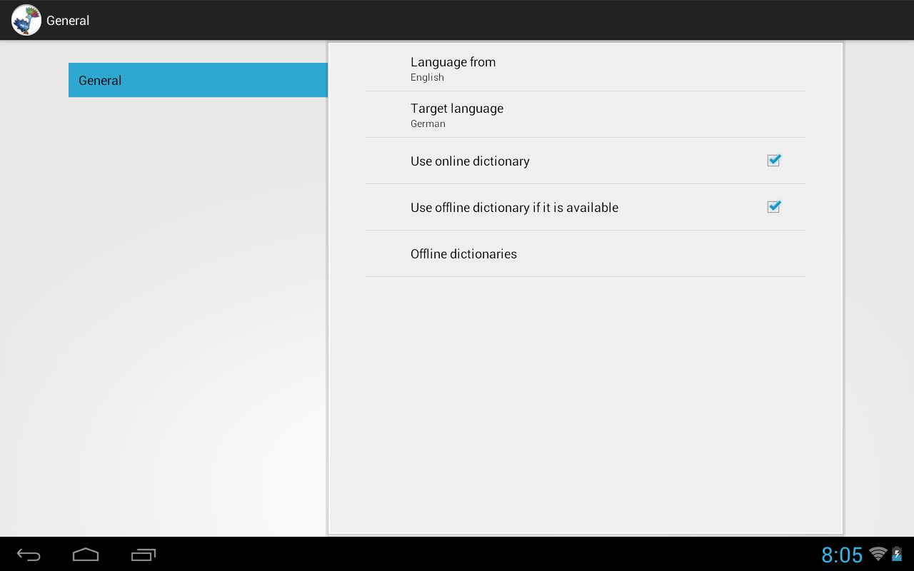 Glosbe - online / offline dictionary - Application sur Amazon Appstore