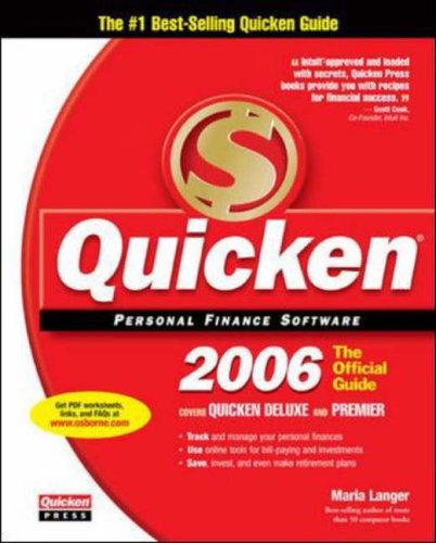 Amazon.com: Quicken 2006: Official Guide (Quicken: The Official Guide ...