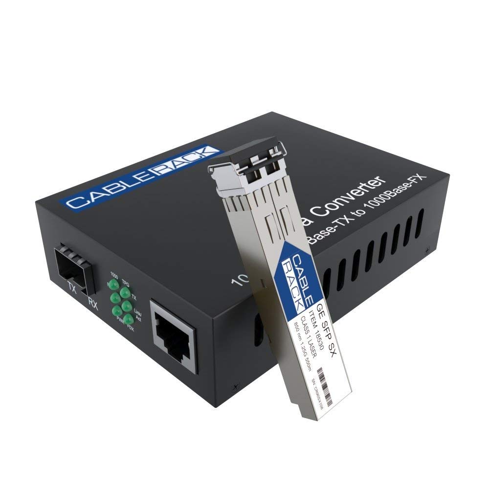 Amazon.com: Gigabit Media Converter LC Multi-Mode Fiber Media Converter ...