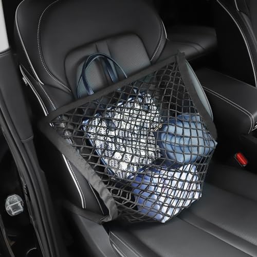 Amazon.com: Car Organizer Front Seat, Car Net Pocket, Automotive Cargo ...