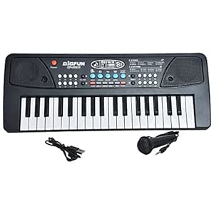 Magic Pitara 37 Keys Electronic Keyboard Piano,with Microphone and USB ...