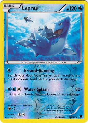 Lapras Evolution Card