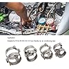 Amazon.com: 2 Pair AC Hose Clamp,Stainless Steel AC Fitting Hose Clamps AC Pipe Joint Cinch ...