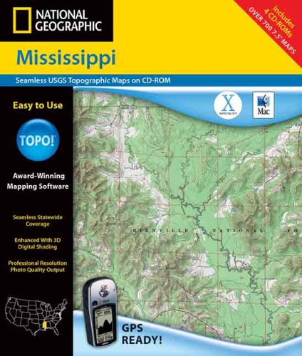 Amazon.com: National Geographic Mississippi: Seamless Usgs Topographic ...