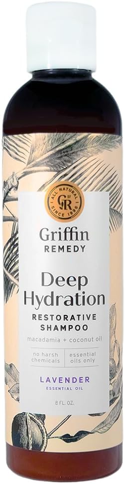 Amazon.com : Griffin Remedy Restorative Shampoo for Dry or Damaged Hair ...