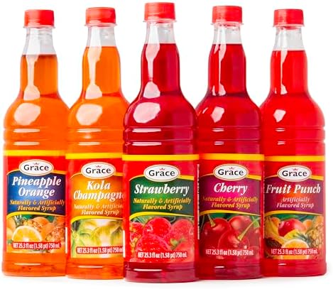 Amazon.com: Grace Kola Champagne, Cherry, Strawberry, Fruit Punch ...