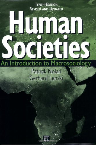 Amazon.com: Human Societies, 10th Edition: 9781594511431: Nolan ...