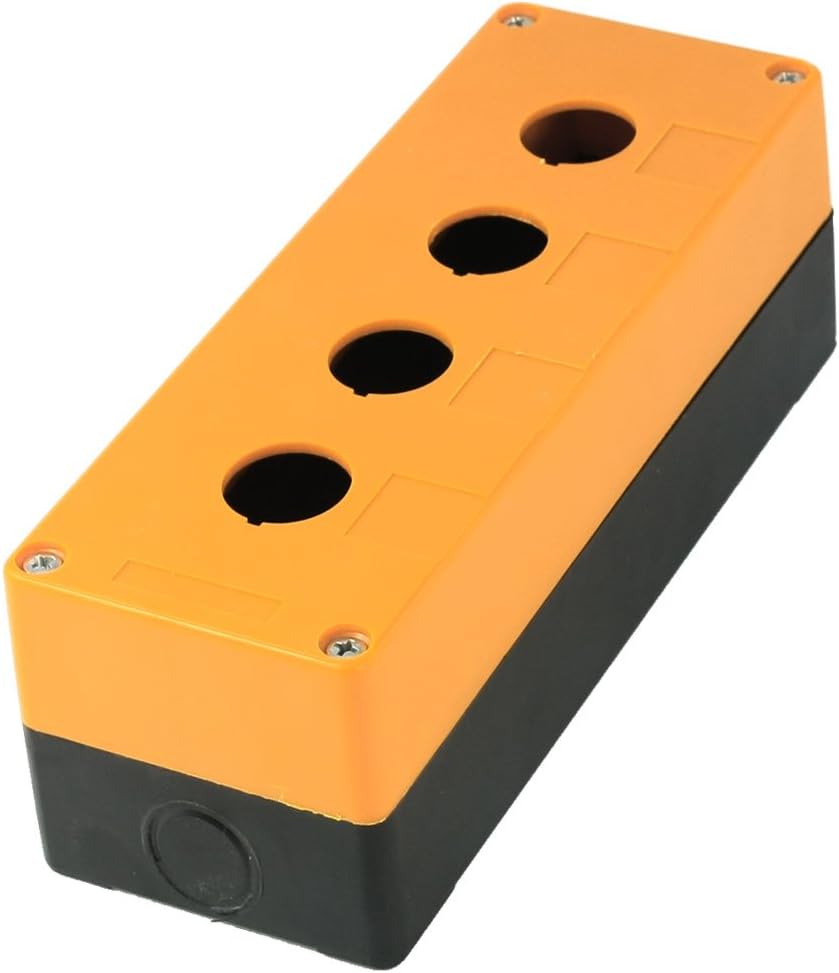 Uxcell Plastic 4 Holes Push Button Switch Holder Box Case - Amazon.com