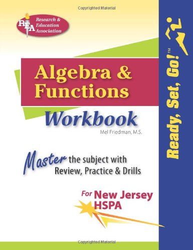Algebra and Functions Workbook for NJ HSPA: Trade Edition (Mathematics ...