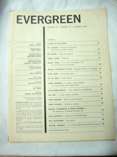 Evergreen Review October 1966 Vol. 10 No. 43: Amazon.com: Books