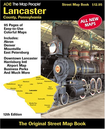 The Map People Lancaster County, Pa : Street Map Book: ADC the Map ...