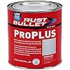 RUST BULLET ProPLUS - Metallic Gray - 1 Quart - Low VOC Rust Inhibitor & Protective Coating, UV ...