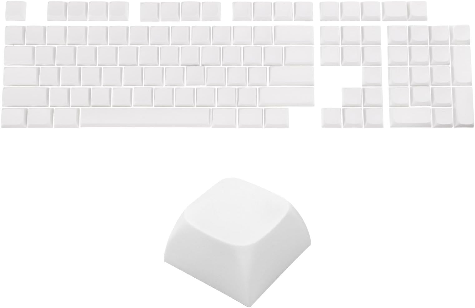 sourcing map 108 Key PBT Keycap Set XDA Profile Backlit Double Shot 60% ...