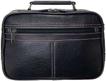 Amazon | CRADLE RIVER（クレイドルリバー）合皮ショルダーバッグ 横型 ハンドル付き 黒 16469 | ノーブランド品 | ショルダーバッグ