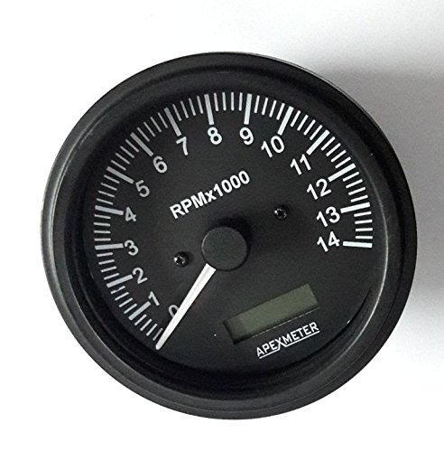 Amazon.com: Tachometer/Hourmeter 0-14000 RPM Magnetic Pickup Sensor ...