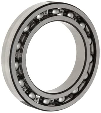 FAG 6316-C4 Radial Bearing, Single Row, ABEC 1 Precision, Open, Steel ...