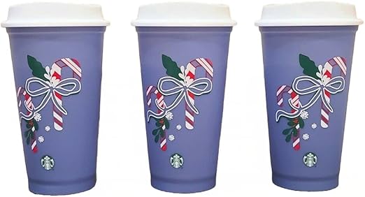 Amazon.com: Starbucks Limited Edition Color Changing Candy Cane ...