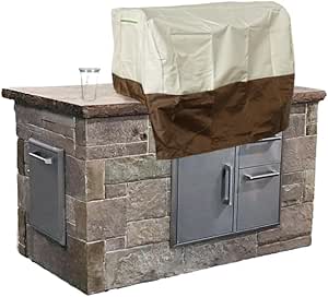 Amazon.com : Built in Grill Cover, 600d Oxford Cloth BBQ Island Cover ...