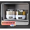 Amazon.com: 360° Rice and Grain Storage Container, Cereal Dispenser Dry ...