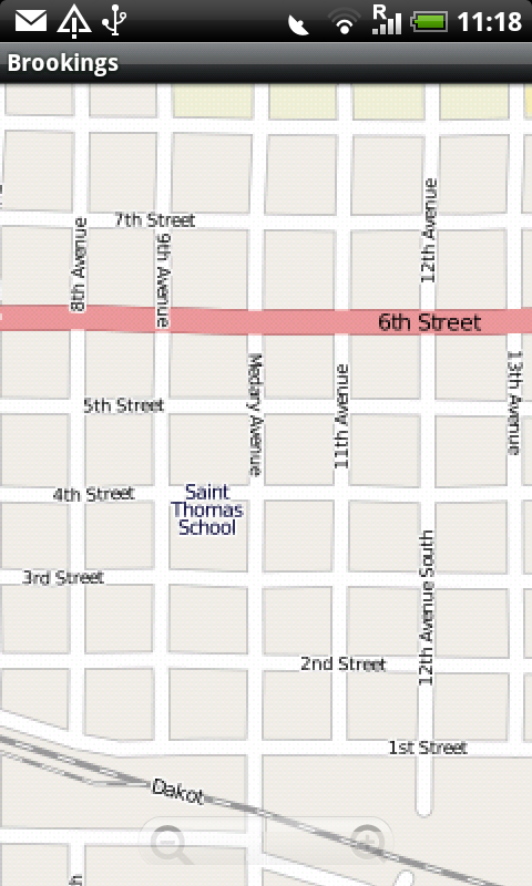 Brookings South Dakota Street Map:Amazon.com:Appstore for Android