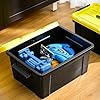 Amazon.com - Cetomo Plastic Storage Bin Box Container Stackable with ...