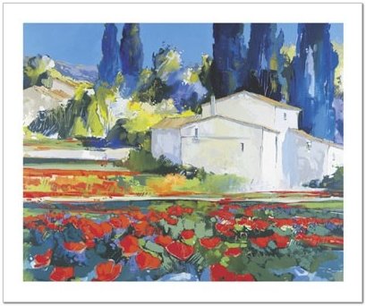 SMART ART - 'Couleurs du Luberon ' by Philippe Janin - Fine Art Print ...