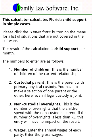 FL Child Support Calculator - App on Amazon Appstore