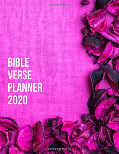 Bible Verse Planner 2020: Weekly and Monthly Planner | January 2020 ...