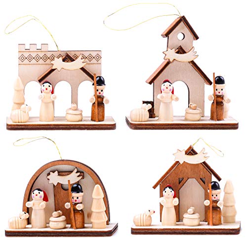 German Wooden Christmas Tree Ornaments | German Christmas Markets