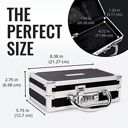 Vaultz Medicine Safe Case w/Combination Lock - Pack of 1 Cases, 8.35 x ...