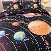 Amazon.com: Ylehoc Solar System Comforter Set Twin Outer Space Room ...