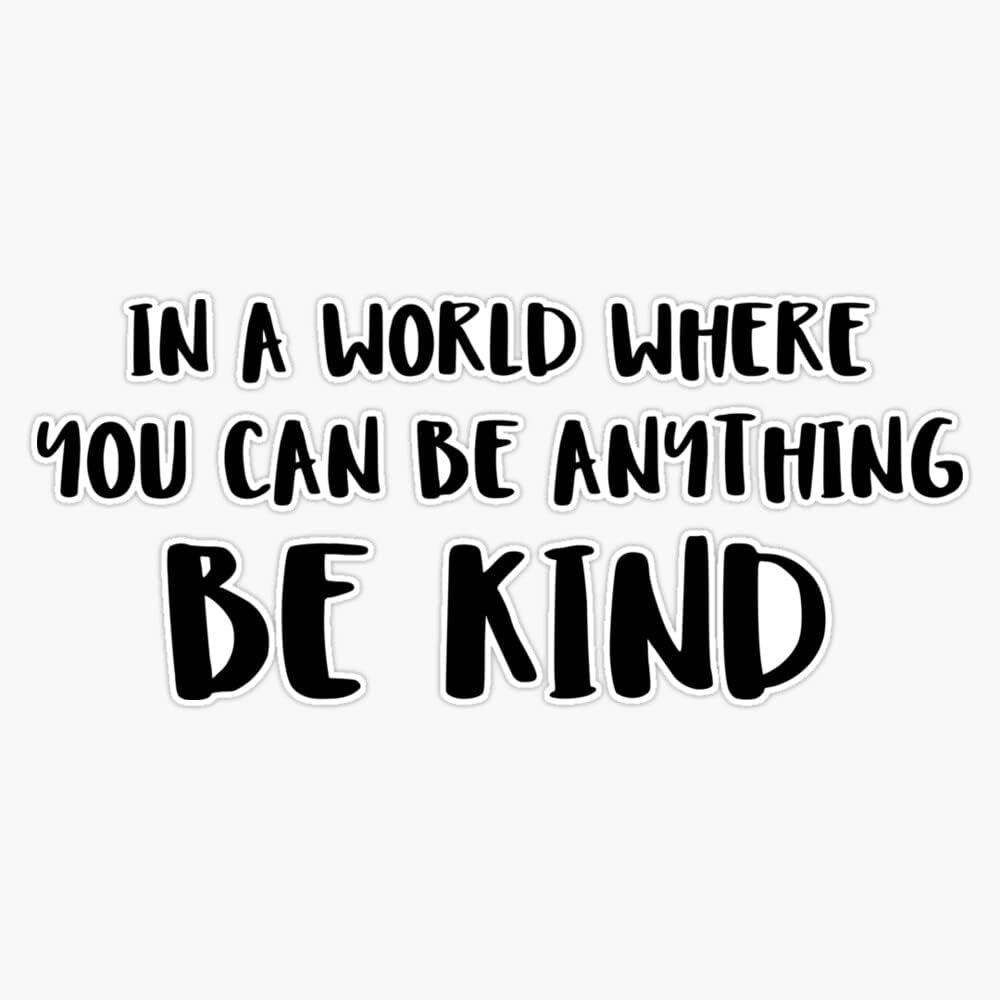 Amazon.com: ARTTOP Motivational Saying Wall Decal,in a World Where You ...