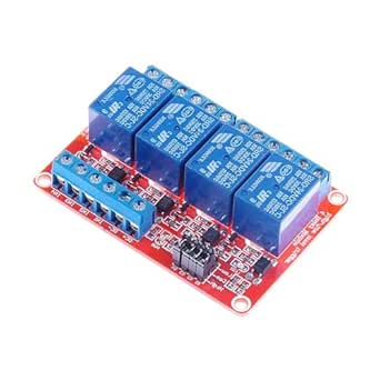 Amazon.com: 4CH 24V Relay Module OPTO-Isolated - High/Low Level Trigger ...