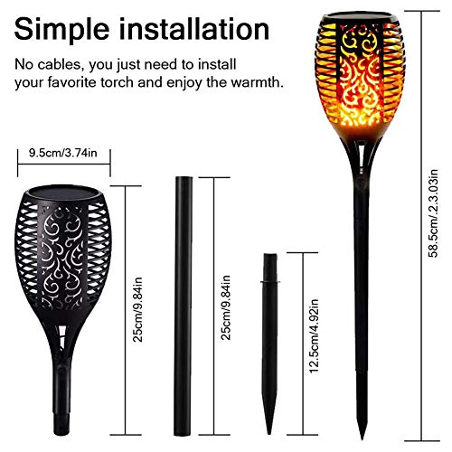 (60% OFF Coupon) Solar Torch Lights 4-Pk $28.00 - Mojosavings.com