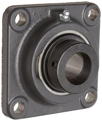Timken TCJ2 3/16 Flange Unit, 4 Bolt Holes, Industrial-Duty, Relubricatable, Non-Expansion, Cast ...
