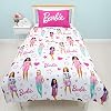 Barbie Single Duvet Cover Set | Reversible kids bedding | Pink duvet ...