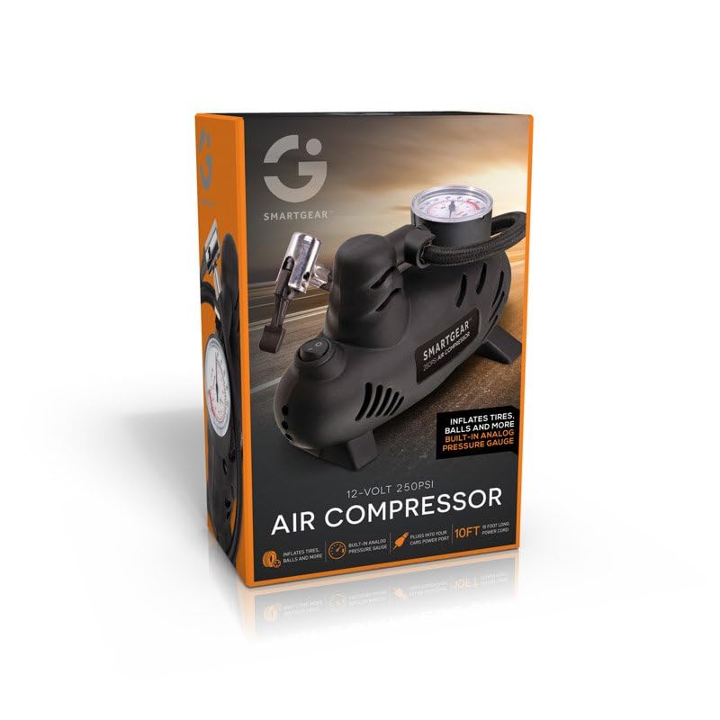Amazon.com: SmartGear Air Compressor 12-Volt/250 PSI 12V Powered ...