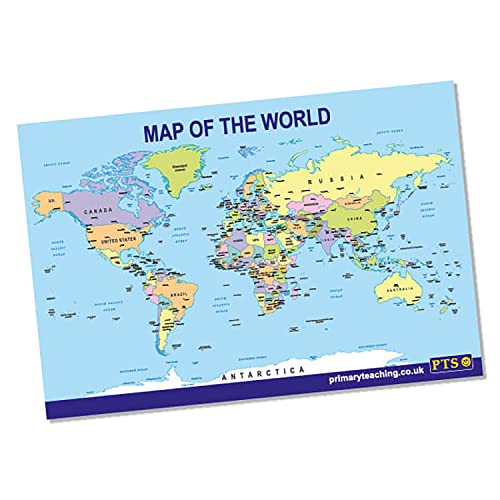 Best World Map Poster For Kids Classroom in the UK - 2025