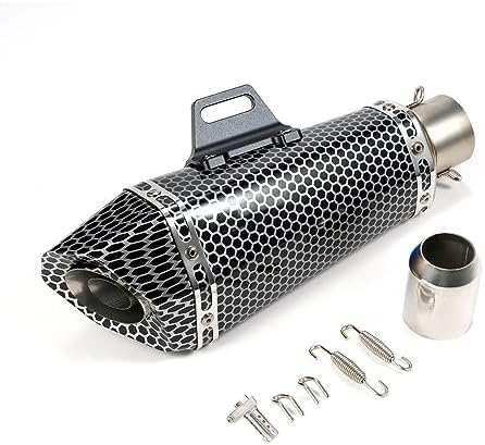 Amazon.com: Aumotop 1.5-2in Inlet Motorcycle Exhaust Muffler Pipes Slip ...