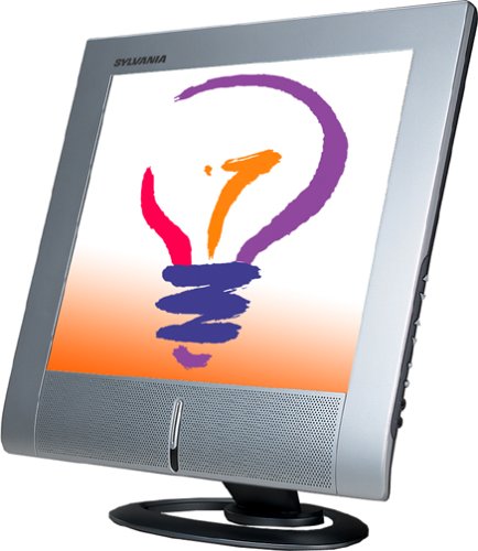 Sylvania CL772 17" LCD Monitor with Speakers (Silver) : Amazon.in ...