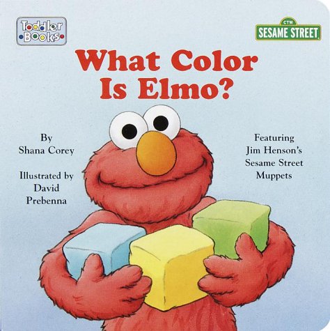 Amazon.com: What Color is Elmo? (Toddler Board Book): 9780375802362 ...