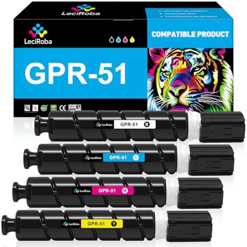 Amazon.com: LeciRoba Remanufactured GPR-51 GPR51 Toner Cartridge ...