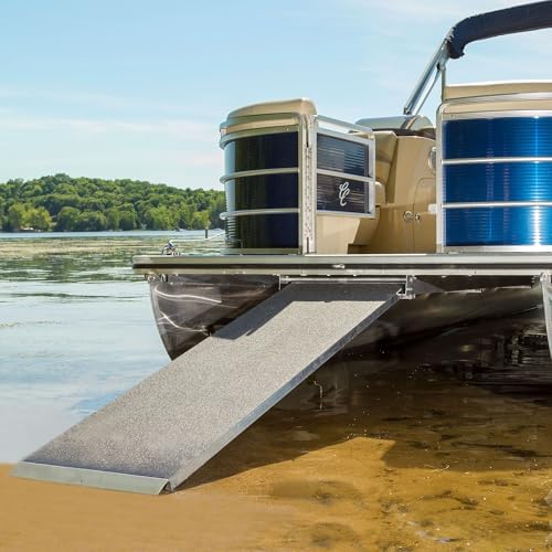Amazon.com: RecPro Pontoon Boat Aluminum Loading Ramp for Shore and ...