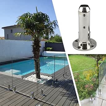 Frameless Glass Balustrade - Easy DIY Glass fence for Decks, Ponds ...